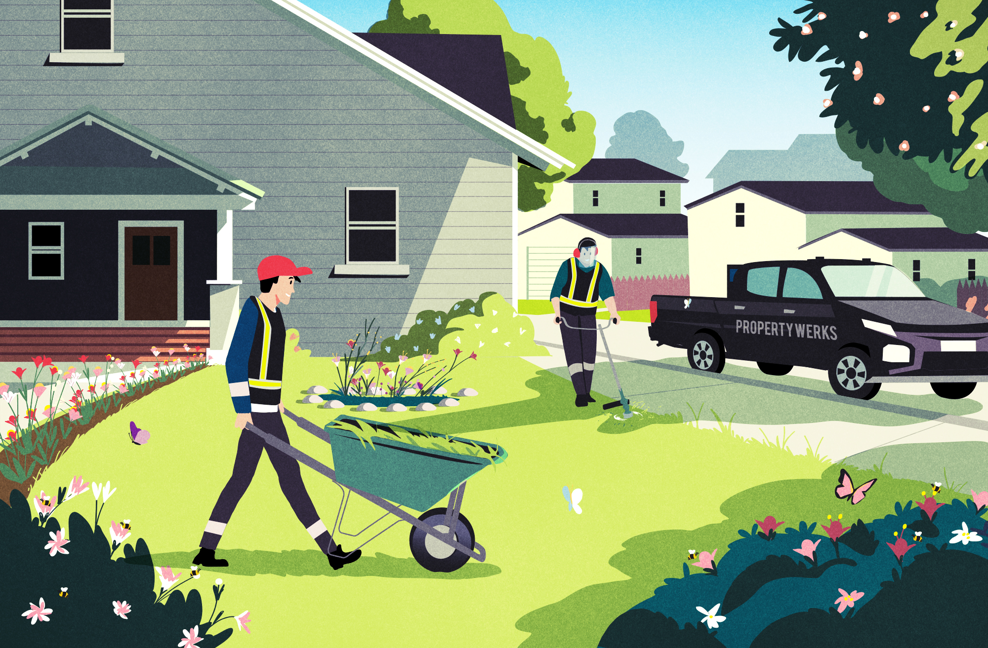 Edmonton Spring Yard Clean Up | Power Rake & Aeration | PROPERTYWERKS